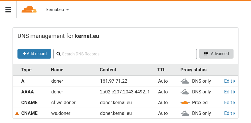 Proxy SSH server over WebSocket and Cloudflare